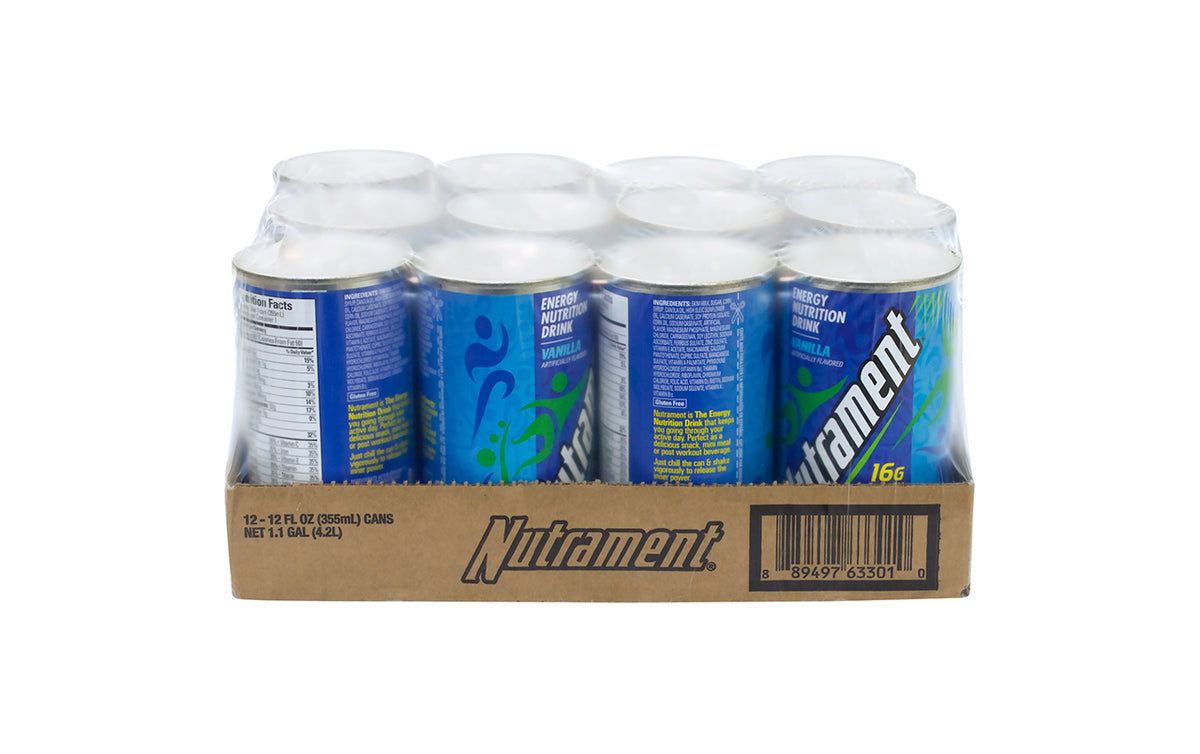 NUTRAMENT Energy Nutrition Drink Vanilla, 12 oz, 12 Count ...
