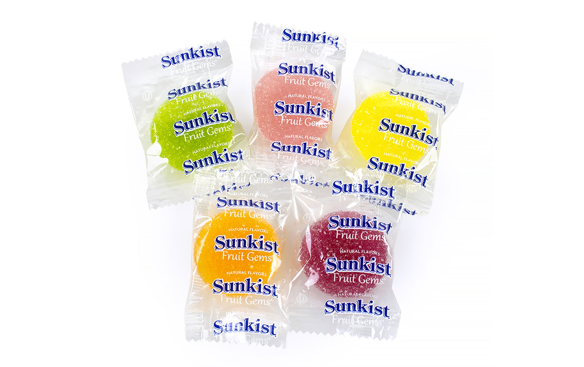 SUNKIST Wrapped Fruit Gems Soft Candy, 2 lb – Candydistributors.com