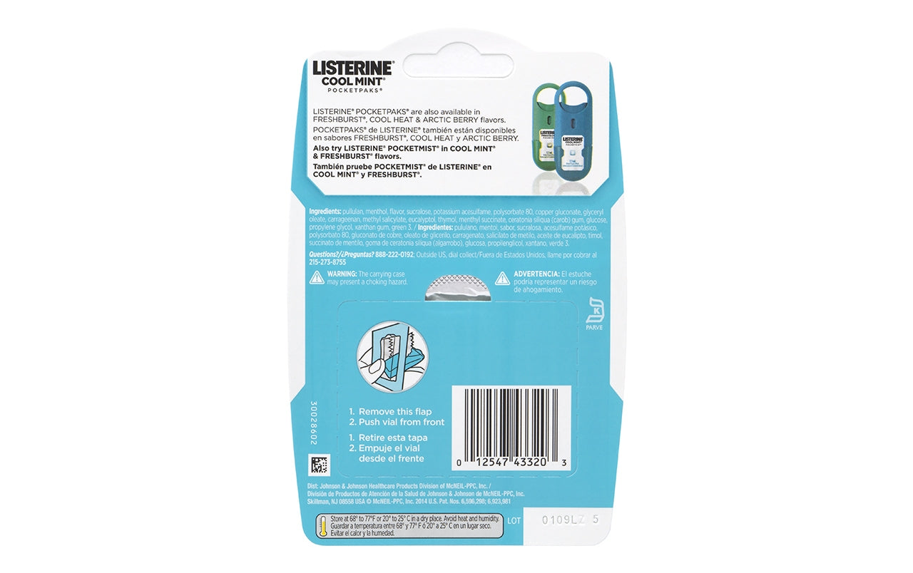 listerine sheet mints