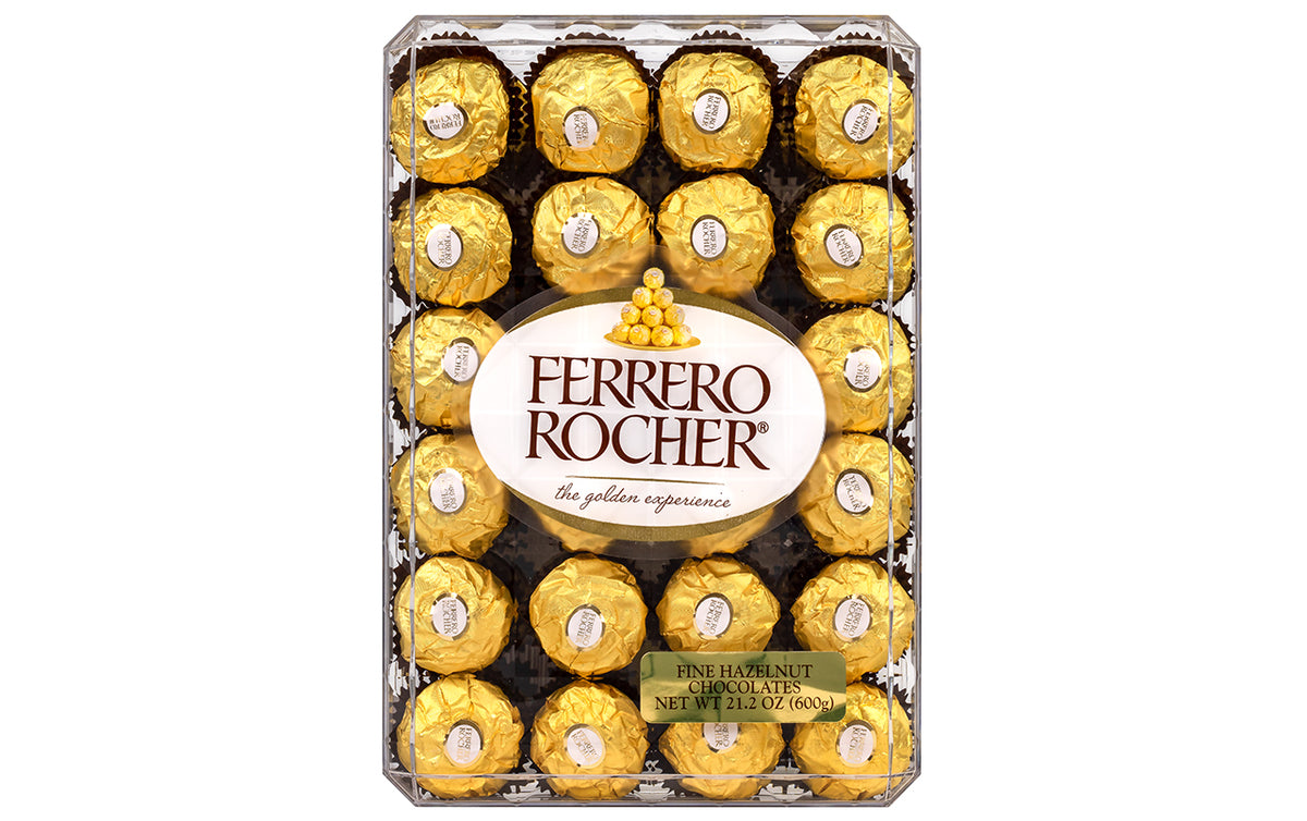 FERRERO ROCHER Hazelnut Chocolate Diamond Gift Box, 48 Pieces ...
