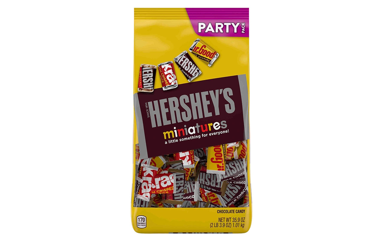 HERSHEY'S Miniatures Chocolate Candy Assortment, 35.9 oz ...