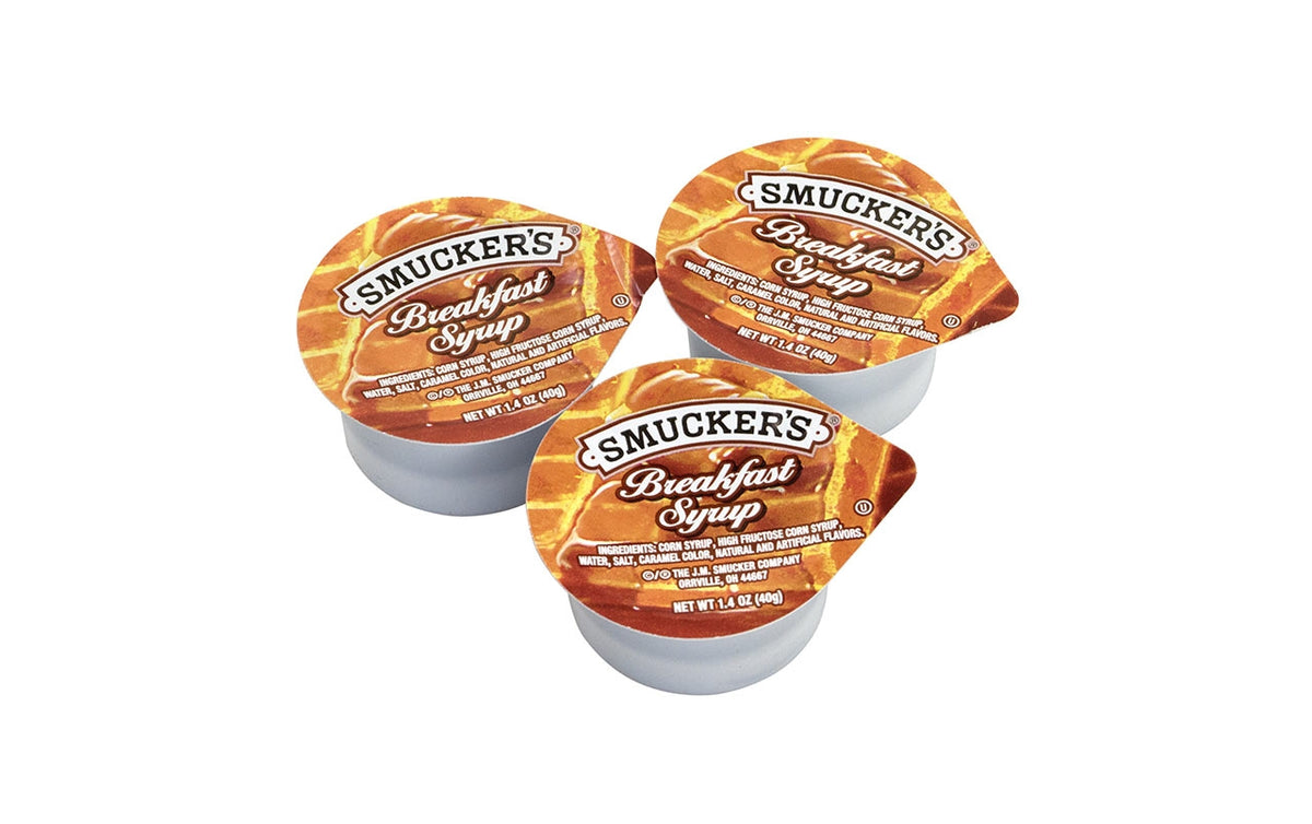 SMUCKER'S Breakfast Syrup Single Serve Packs, 1.4 oz, 100 Count ...